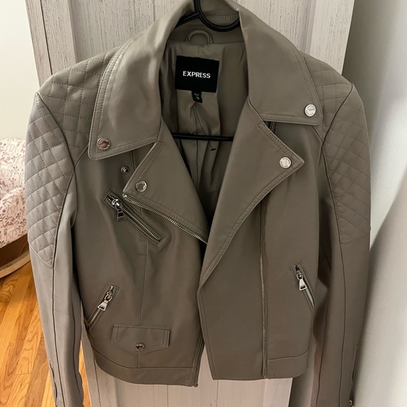 Express | Jackets & Coats | Express Faux Leather Jacket Xs | Poshmark